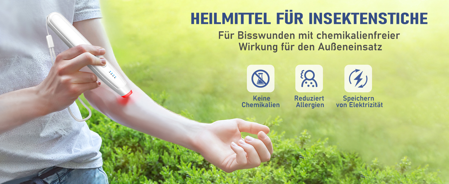 Insect bite healer, mosquito bite electric bite healer for quick relief ...