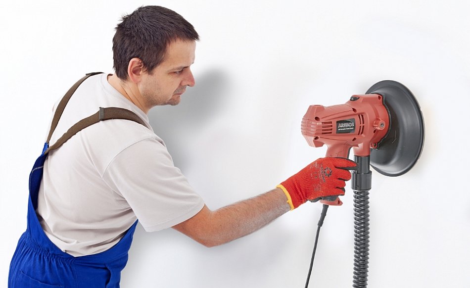 AREBOS Ponceuse Murale Pour Placo & Platre 710W Six vitesses réglables ...