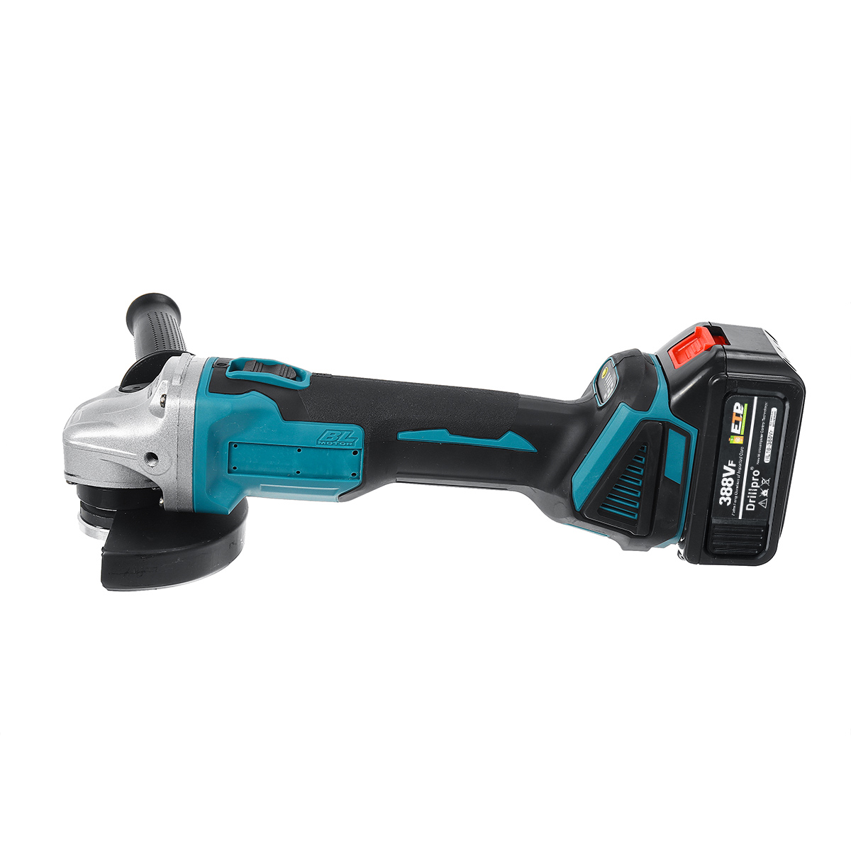 Amoladora angular eléctrica inalámbrica 18V 20000RPM 125mm con 2 baterías