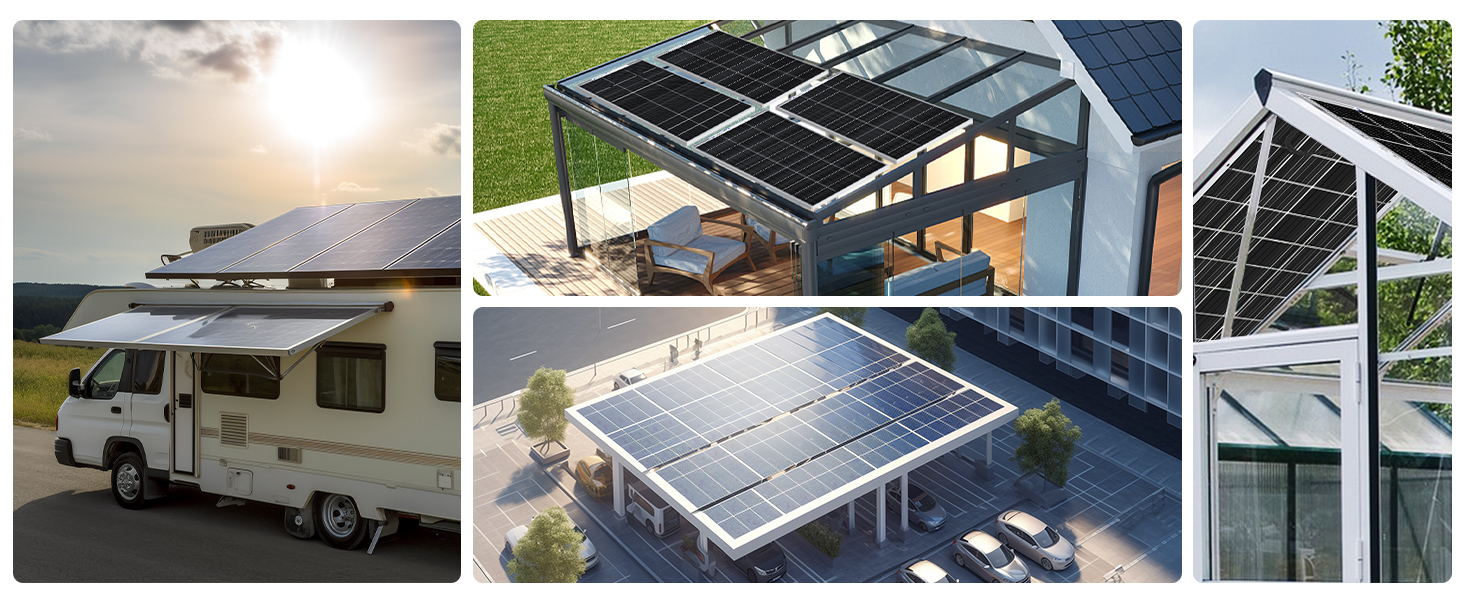 ECO-WORTHY 1170W Solar Panel Kit with Bifacial Solar Panels, 3000W 24V Hybrid All-in one ...