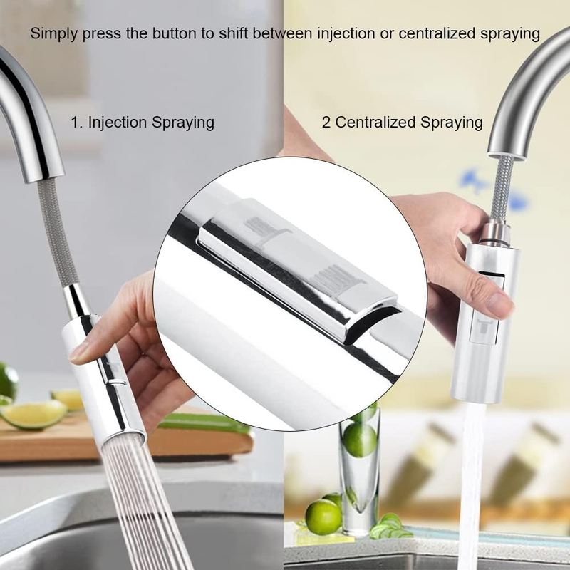 GABRIELLE Replacement Kitchen Faucet Nozzle Spray, Universal Removable ...