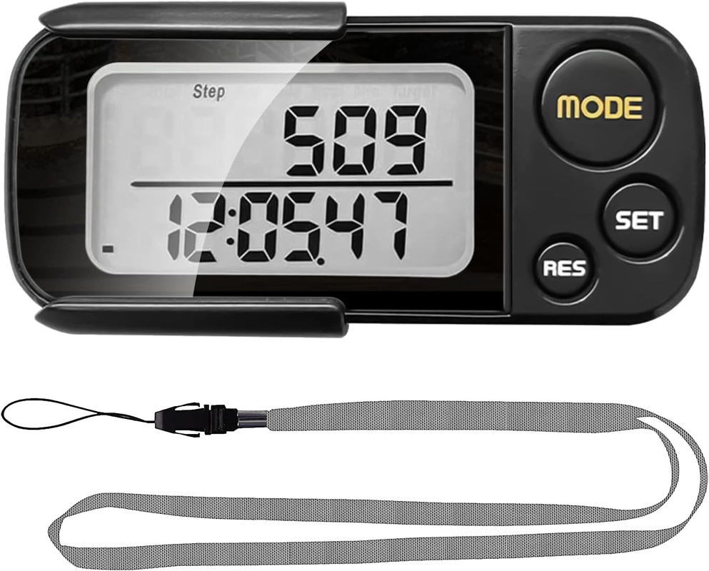 GABRIELLE Luxury Untethered Pedometer Step Counter Distance Calorie ...