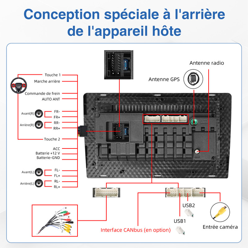 Autoradio Android 15 avec CarPlay, GPS, RDS et Bluetooth pour Audi TT ...