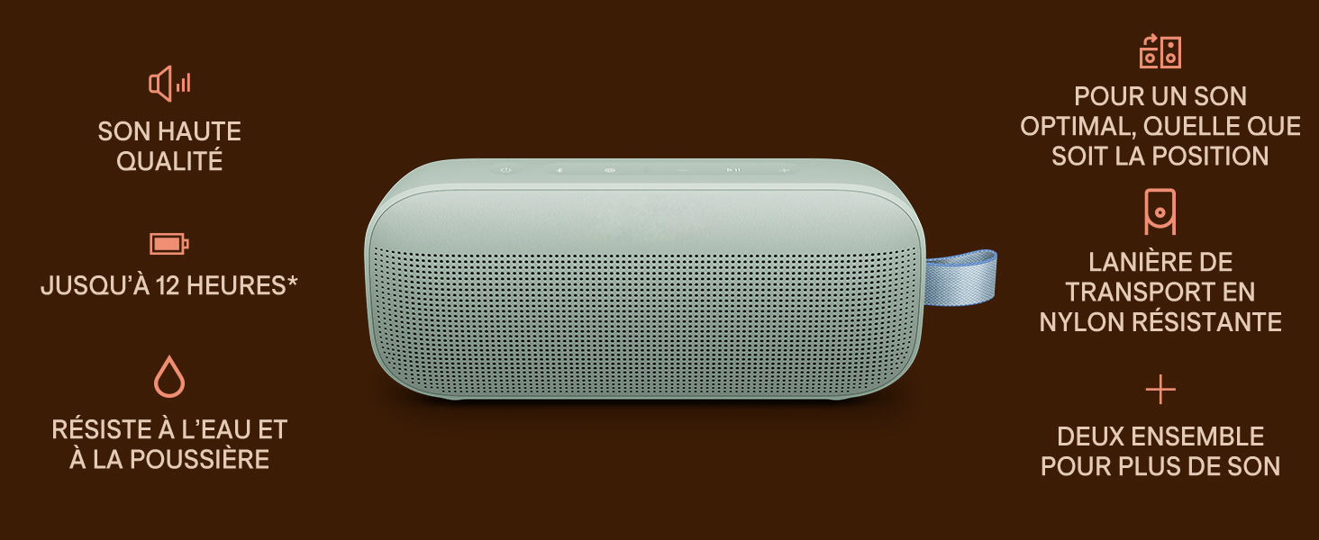 Altoparlante Bluetooth, altoparlante ultraportatile per esterni con ...