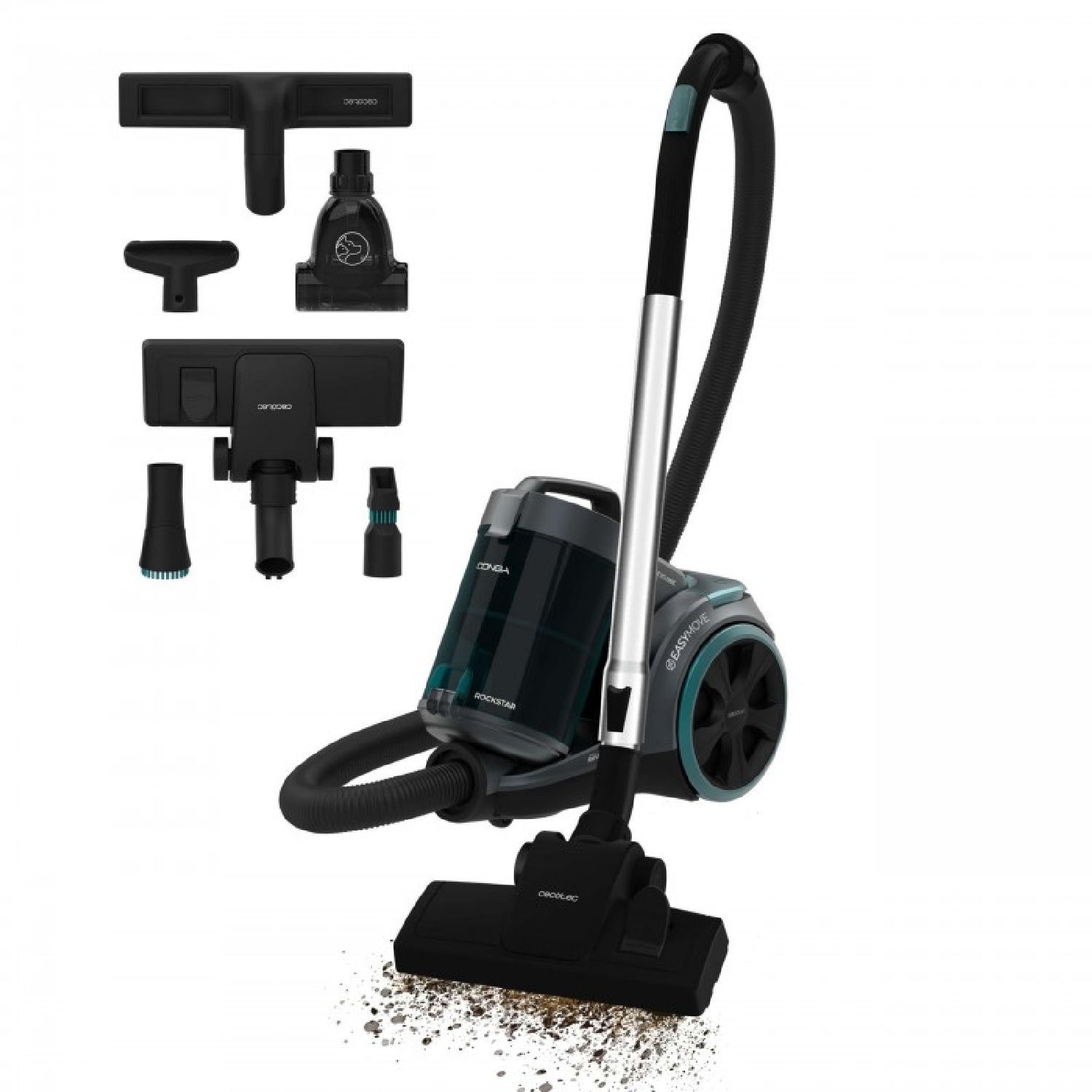 Cecotec Aspirateur-traîneau sans sac Conga Rockstar Multicyclonic XL ...