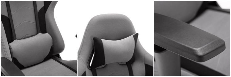 IntimaTe WM Heart Gaming Chair, Fabric Gaming Chair Breathable Racing ...
