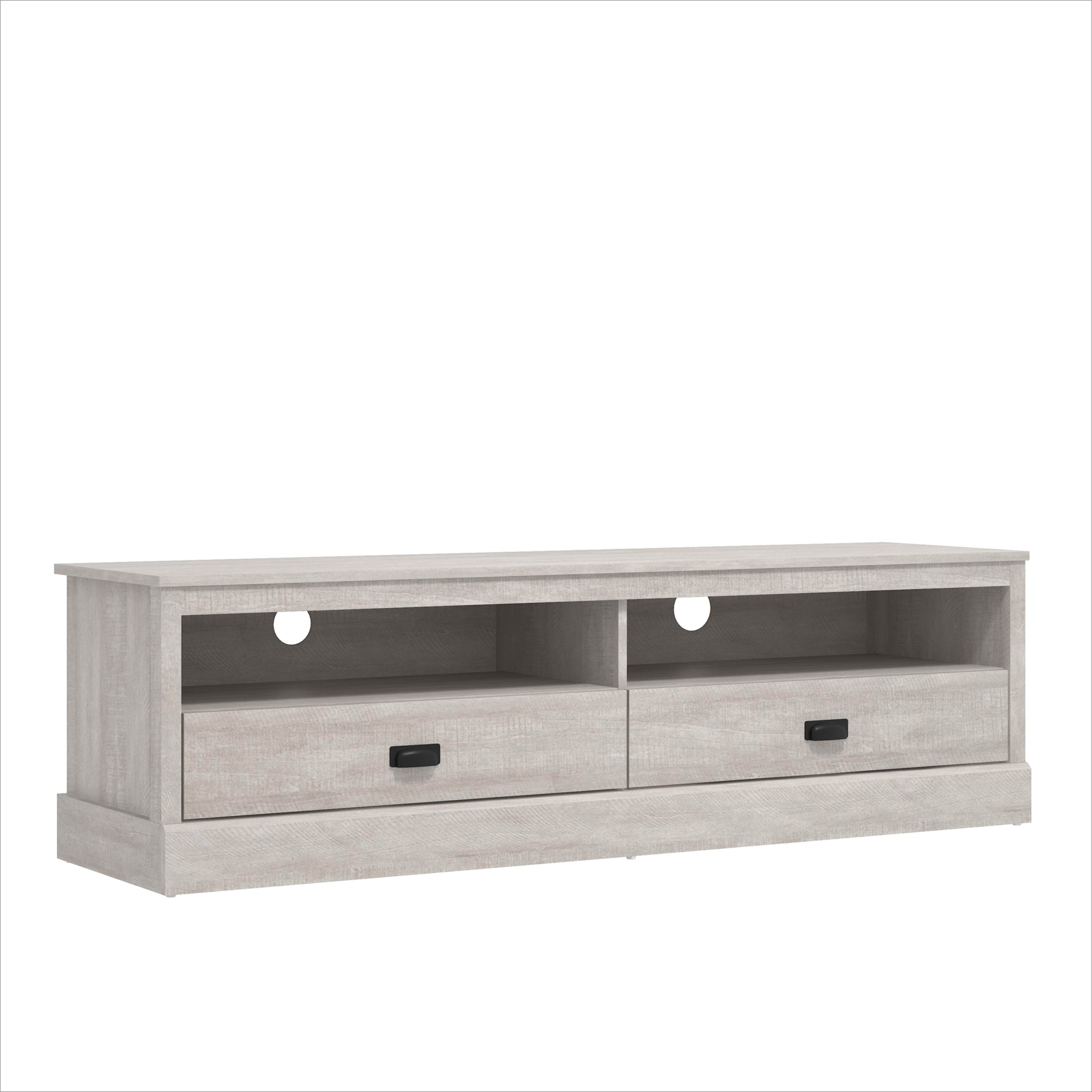 GALANO Bristol Wide TV unit - TV stand for TVs up to 65" - Dusty Grey Oak
