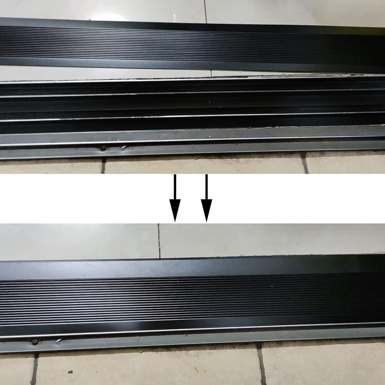 Bande de seuil antidérapante pour Fauteuil Roulant - Bande de Transition de Porte - Réducteur de ...