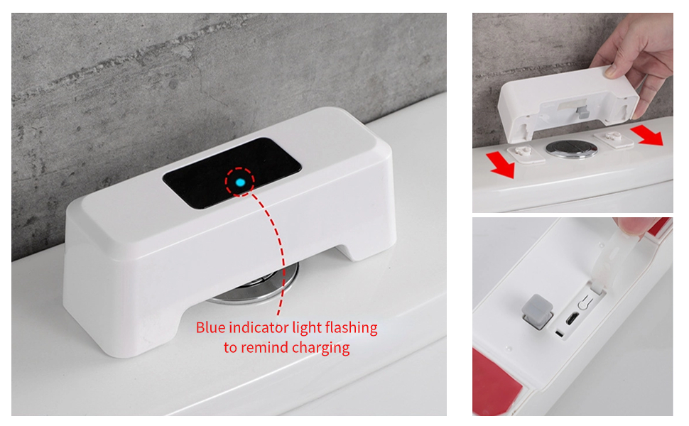 Automatic Touchless Toilet Flush, 0.25S External Infrared Induction ...
