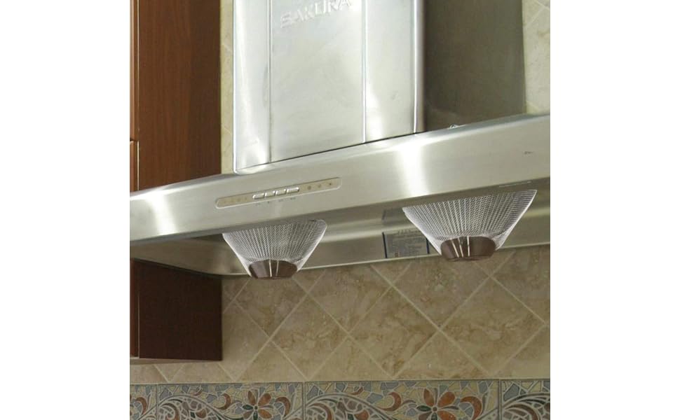 10 Pack Round Range Hood Filters, Range Hood Filter, Kitchen Hood Filter