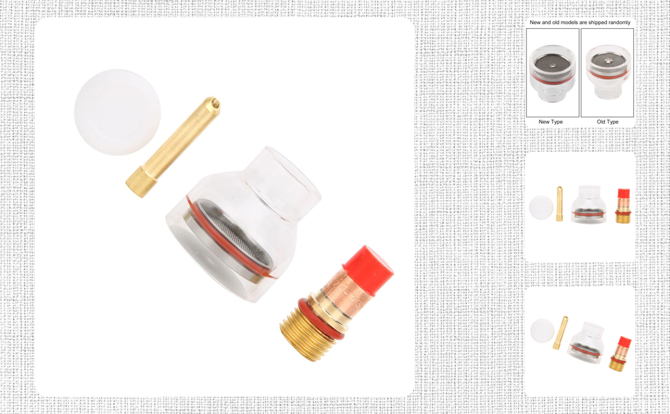 WP Torch Kit, Tig Torch Kit, Tig Torch Gas Lens Collet Glass Cup ...