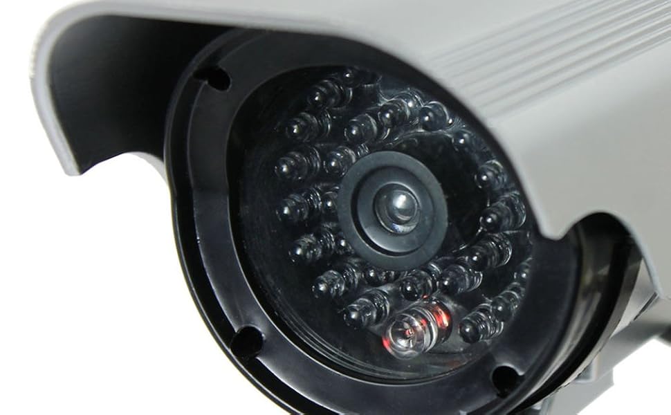 Outdoor Solar Powered Wireless Dummy Surveillance Camera - Closed ...