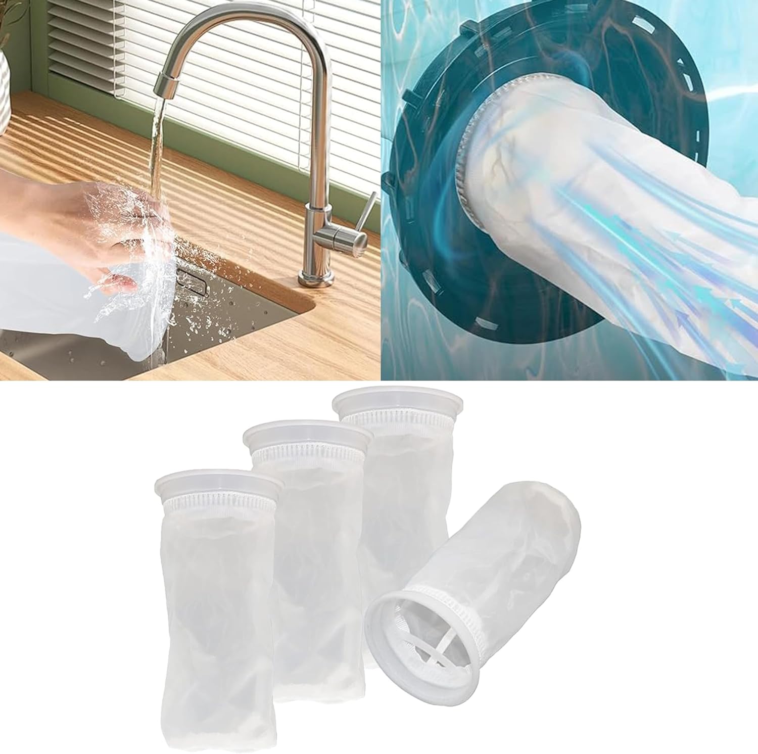 4 Pack Rainwater Tank Filter, Nylon Filter, IBC Filter, Rainwater Tank ...