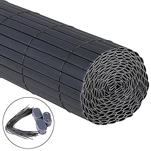 WOLTU PVC Windscreen Opaque Privacy Screen Garden Privacy Protective ...