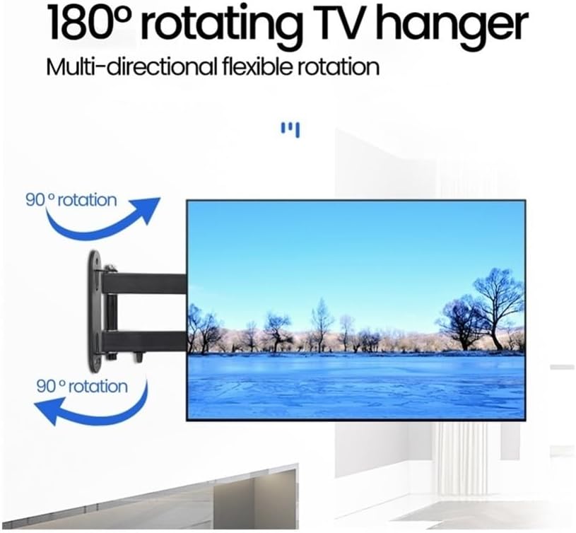 Support TV Mural Fixation Support Mural Ecran PC Orientable et ...