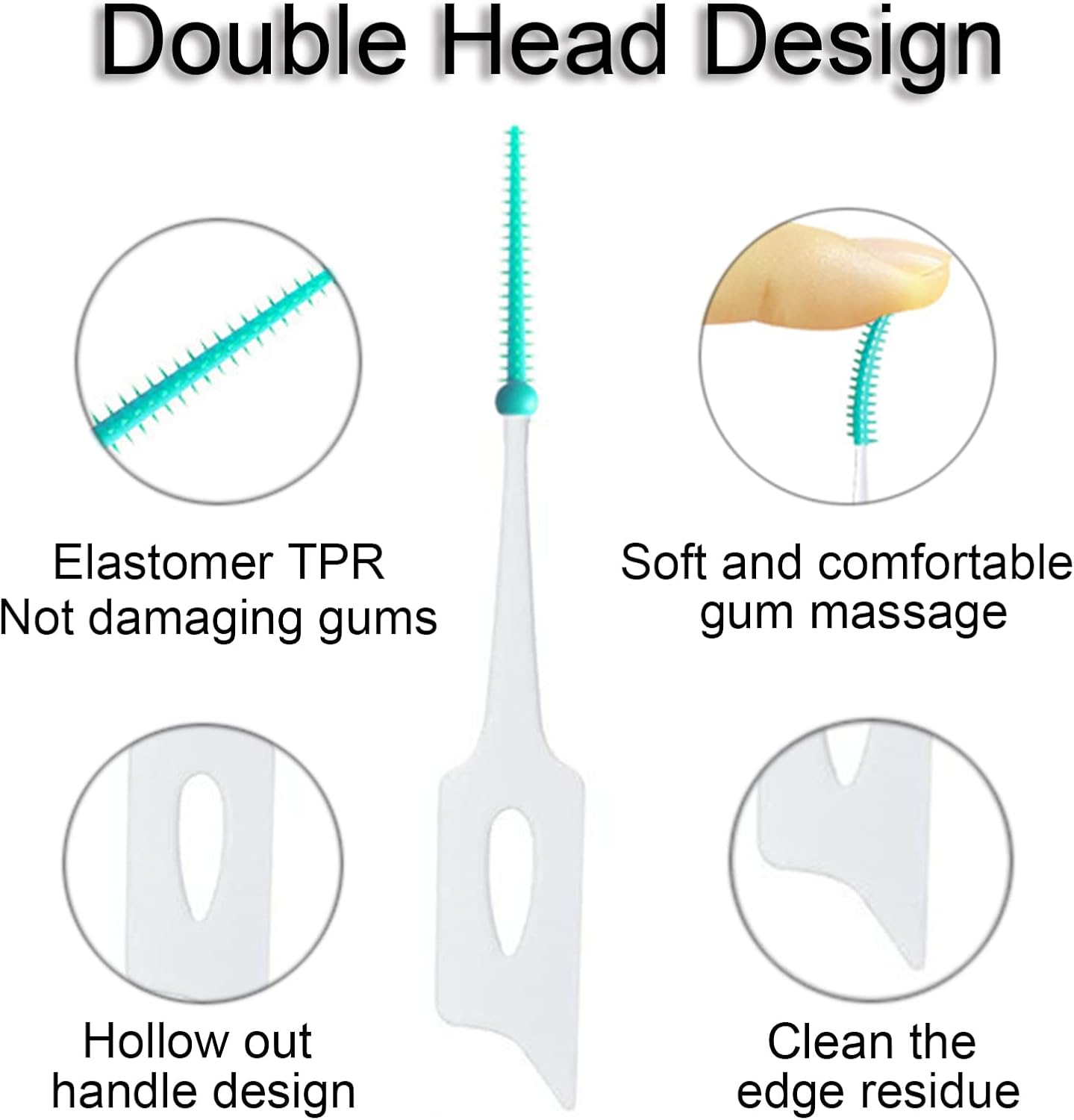 Bathroom Accessories Set,200Pcs Interdental Sticks,Dental Floss Stick ...