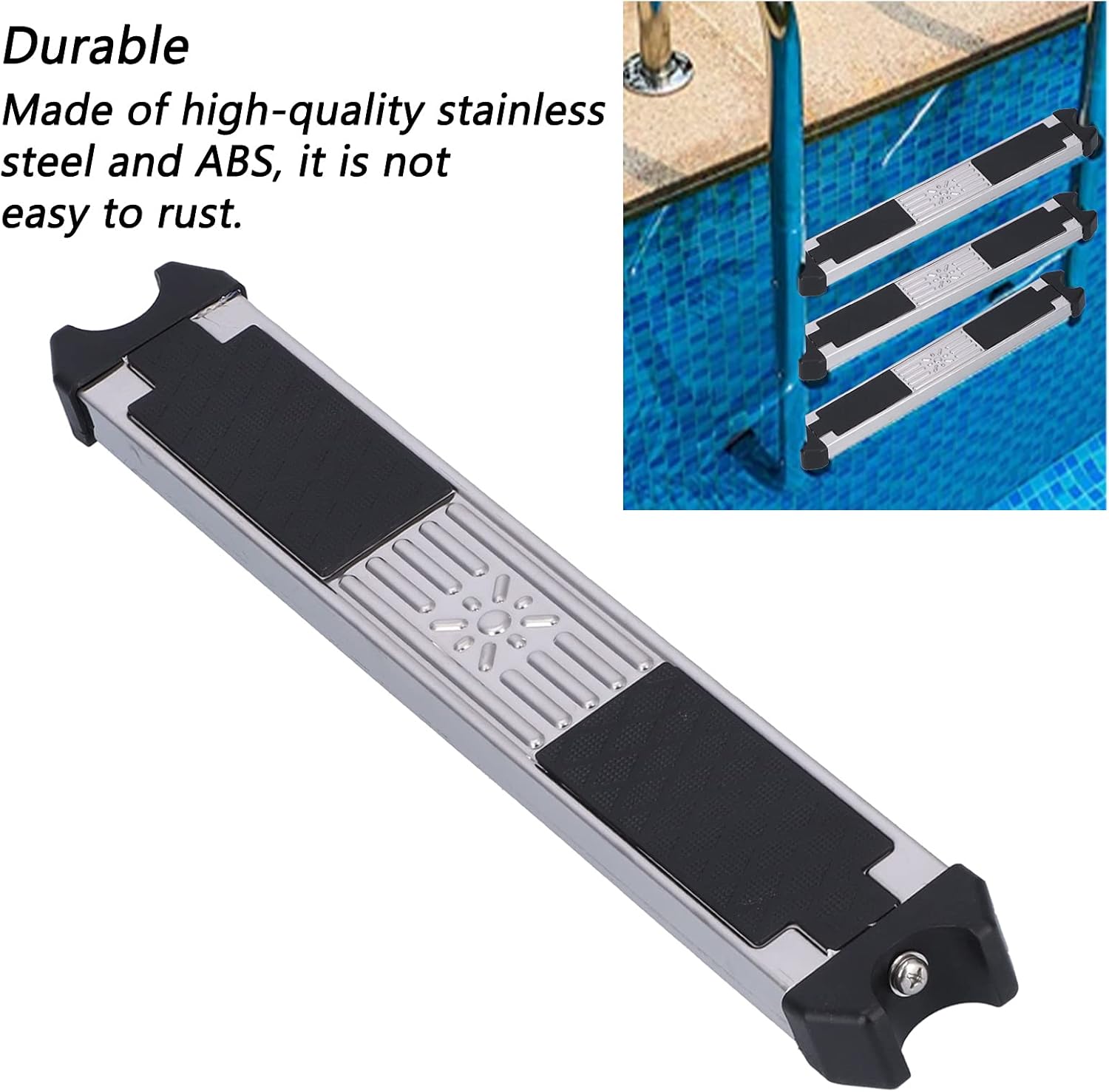 Swimming Pool Ladder Pedal Non-Slip Stainless Steel Ladders ...