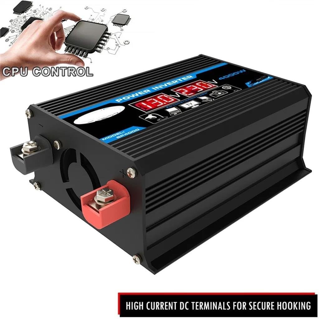 3000W Car Power Inverter DC 12V to 220V Transformer with USB Universal ...