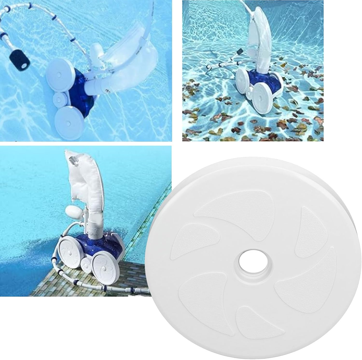 3Pcs Pool Cleaner C6 Replacement Wheels Large ABS Plastic Wheels for ...