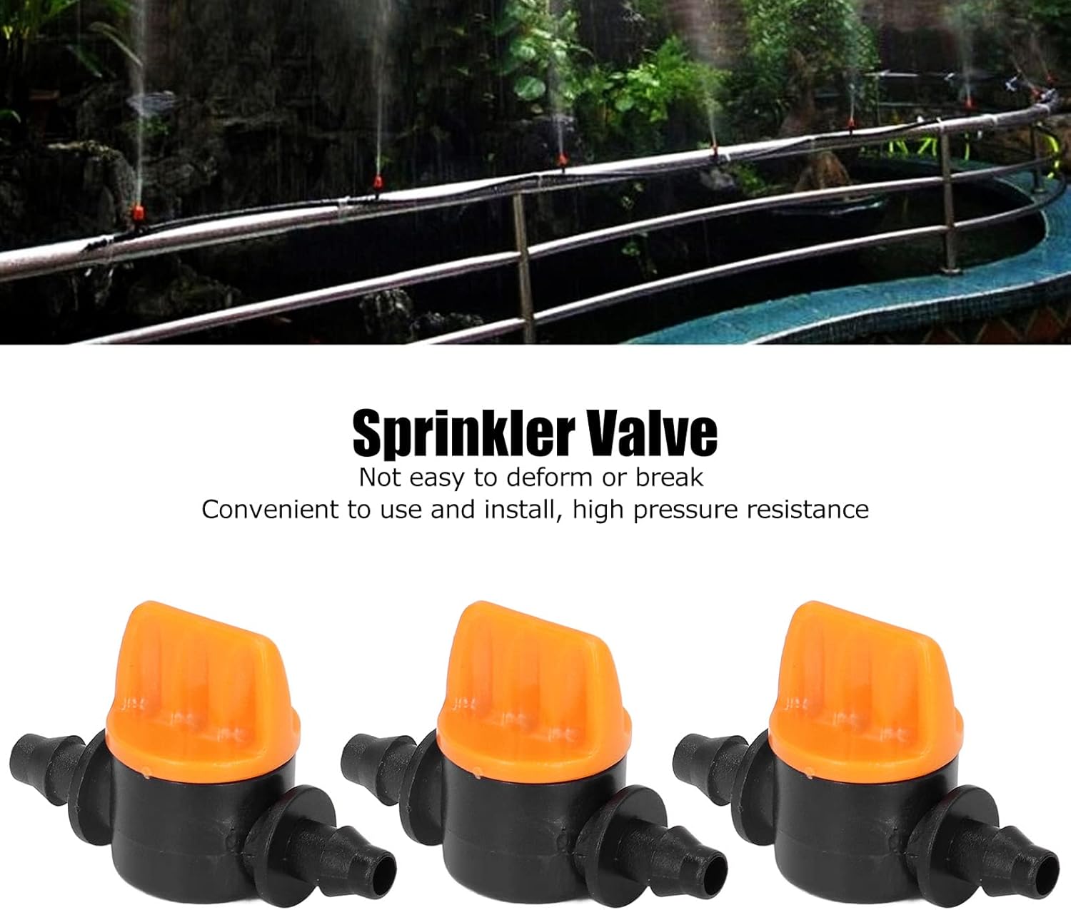 Sprinkler Valve, Irrigation Control Valve, 100 Pcs 4/7 Irrigation Valve ...