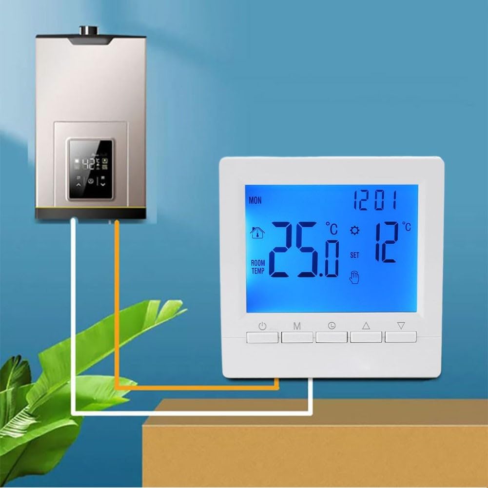 Thermostat Controller, 3A Programmable Digital Thermostat - Digital LCD ...