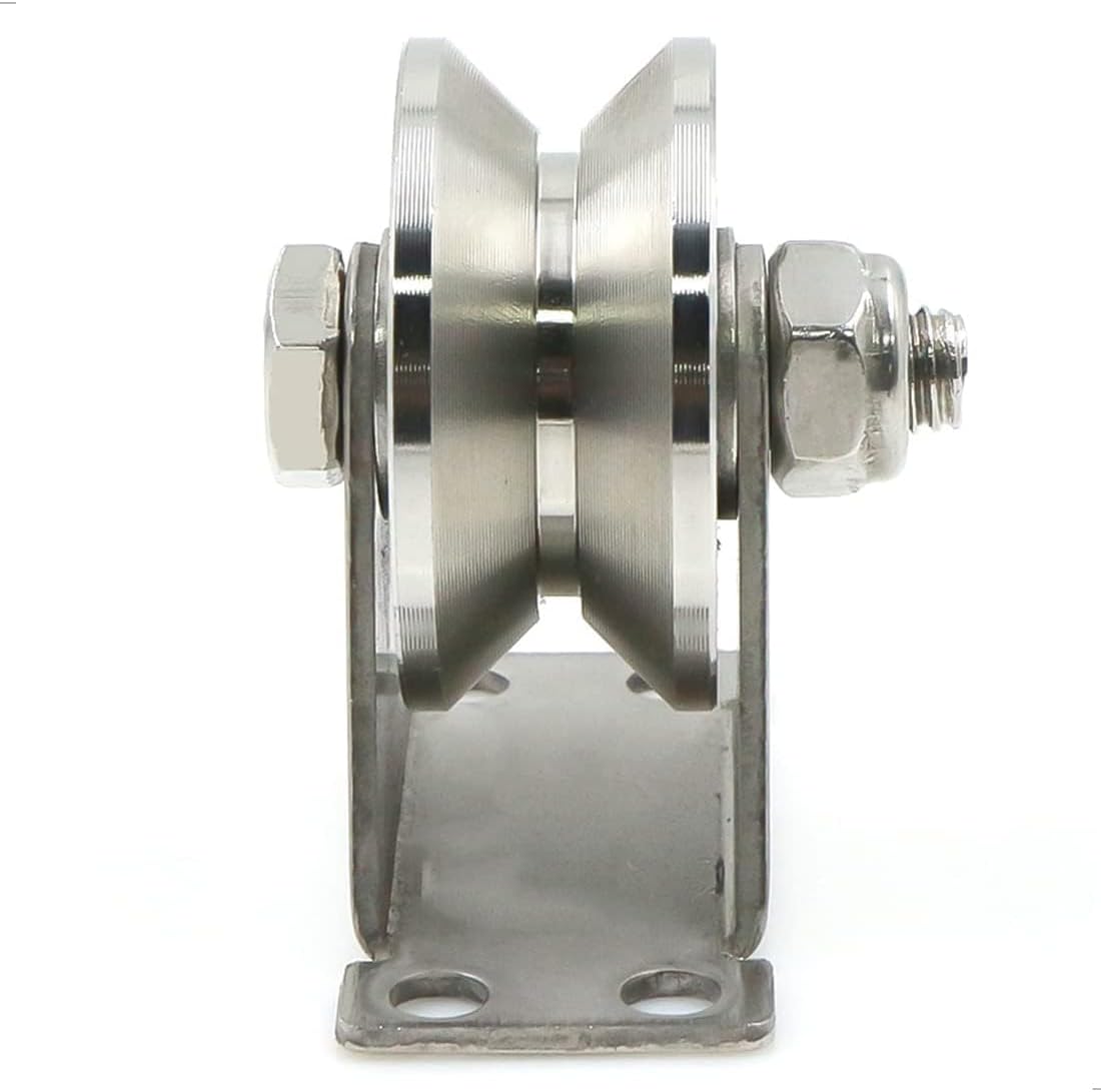 Roues en Acier avec Rainure en V, Poulie de Levage, Poulies pour Cordes en Acier, Poulie Inox ...