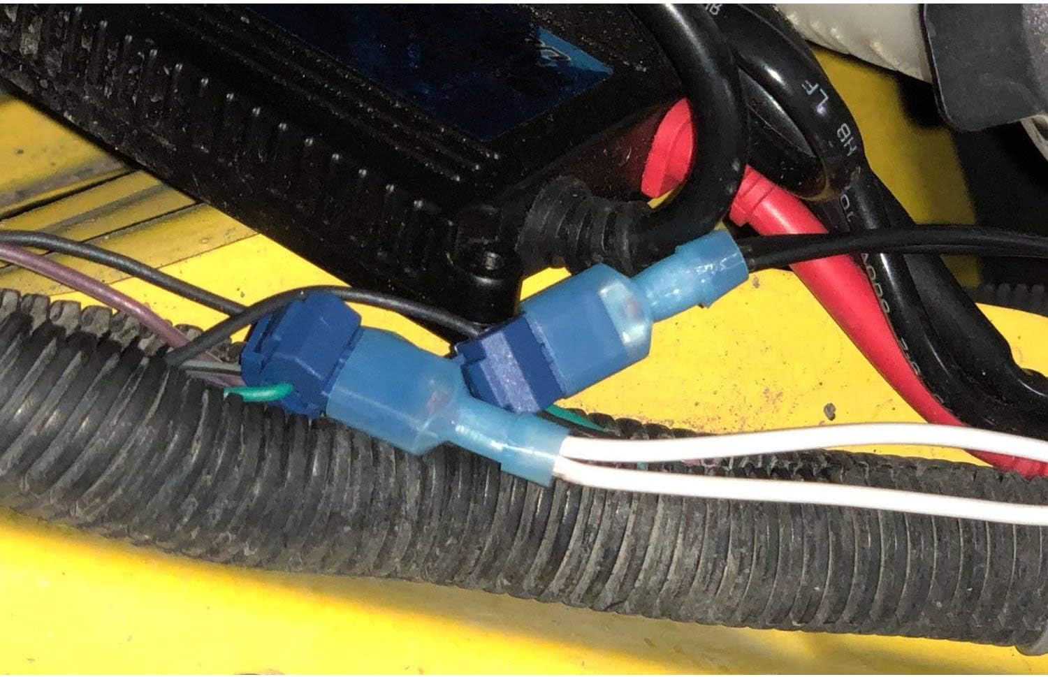 Connecteur de fil T-Connector électriques, Cuivre, 240 Pièces, Rapide T-Tap, pour Cosse électrique