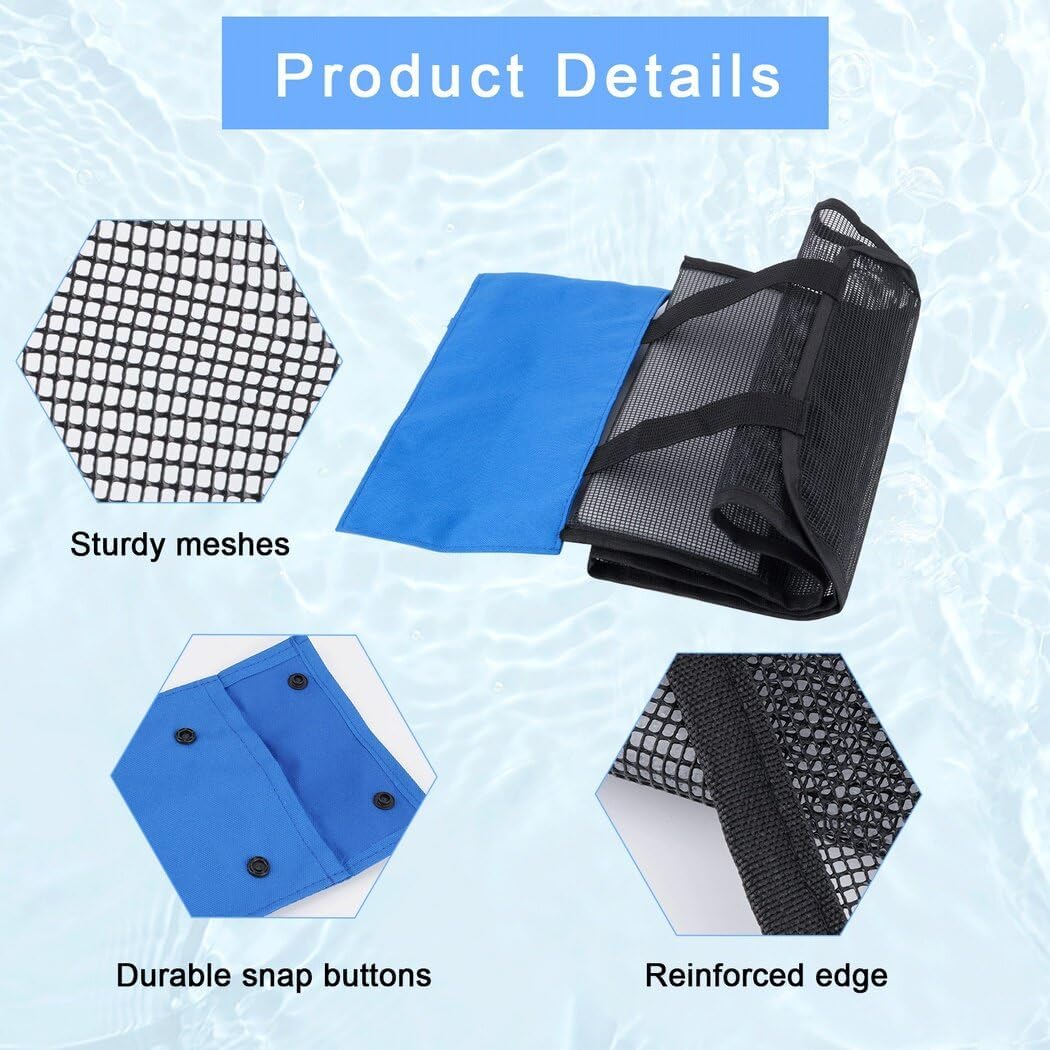 Floating Mesh Pool Pet Ramp, Poolside Wildlife Escape Device for Small ...