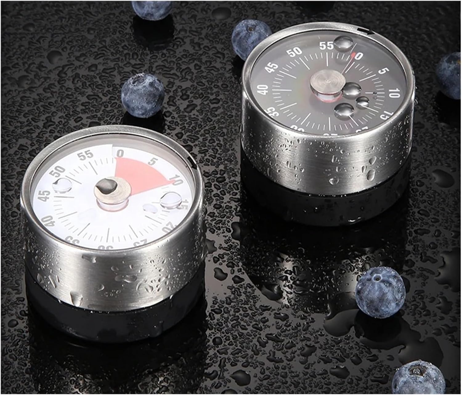 60 Minute Visual Kitchen Clock with Magnetic Back and 70dB Alarm ...