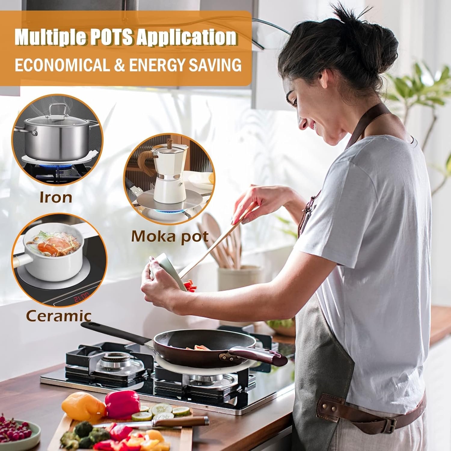 Gas Stove Heat Sink, Induction Cooker Adapter Plate, Multi-Function ...