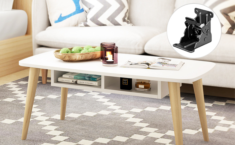 2 Pack Extendable Folding and Locking Table Legs, Folding Shelf Bracket ...