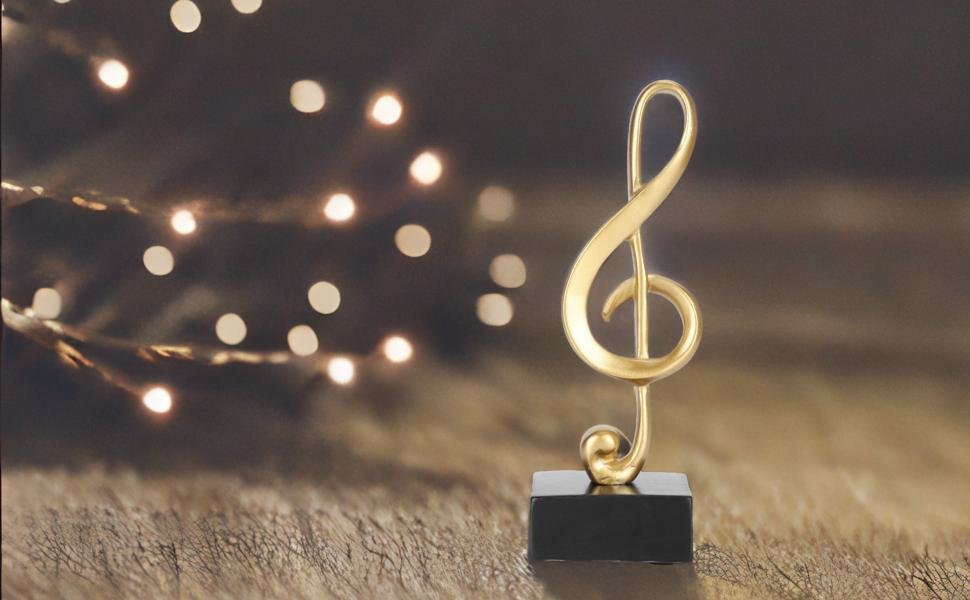 Ej.Life Note de Musique Statue, clé de sol décoration , Note de Musique ...