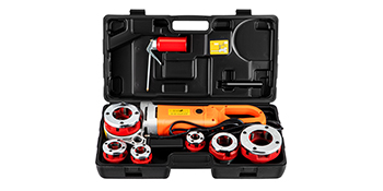 VEVOR Fileteuse de Tuyau électrique Filière électrique 1,27-5 cm avec 6 ...