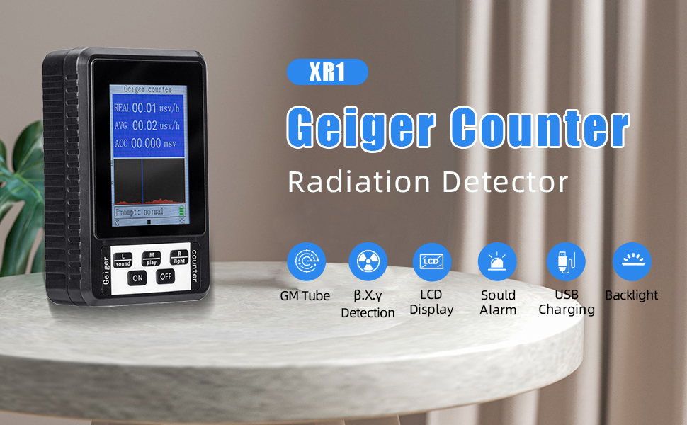 Geiger counter – dosimeter radiation detector for measuring β、Y ...
