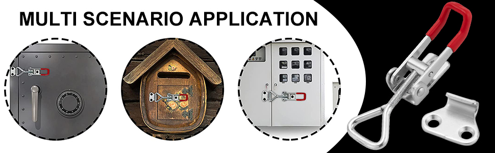 Spannverschluss,10 Stück Hebel Verschluss Haltekapazität Türriegel ...