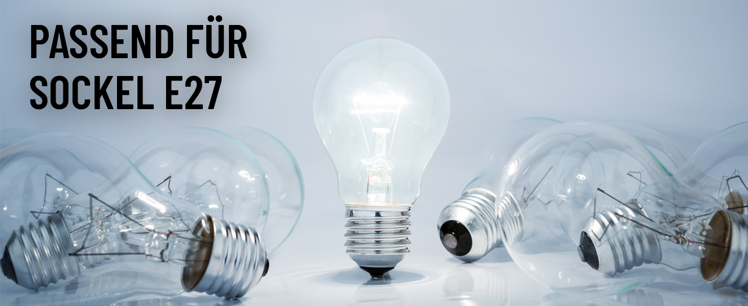 3x construction base E27 black with quick connector - lamp base E27 ...