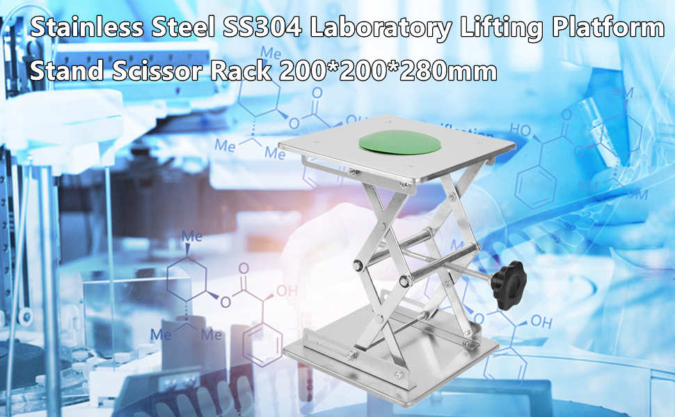 Support de levage de laboratoire, plate-forme élévatrice en acier ...