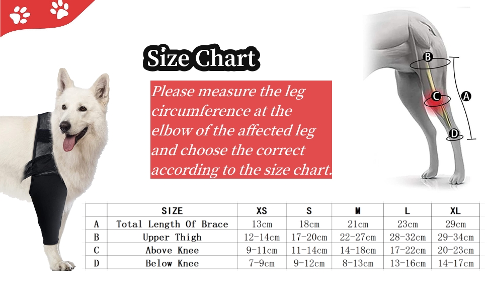 Dog Elbow Brace & Support - Compression Wrap for Canine Elbow ...