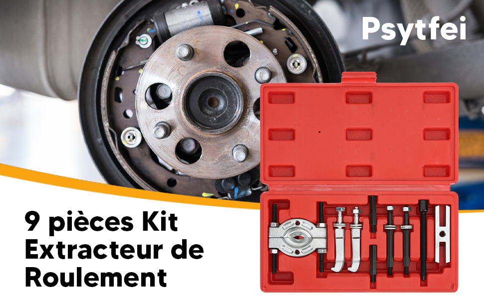 Ej.Life 9 pièces Kit Extracteur de roulement Jeu d'outils extracteur ...