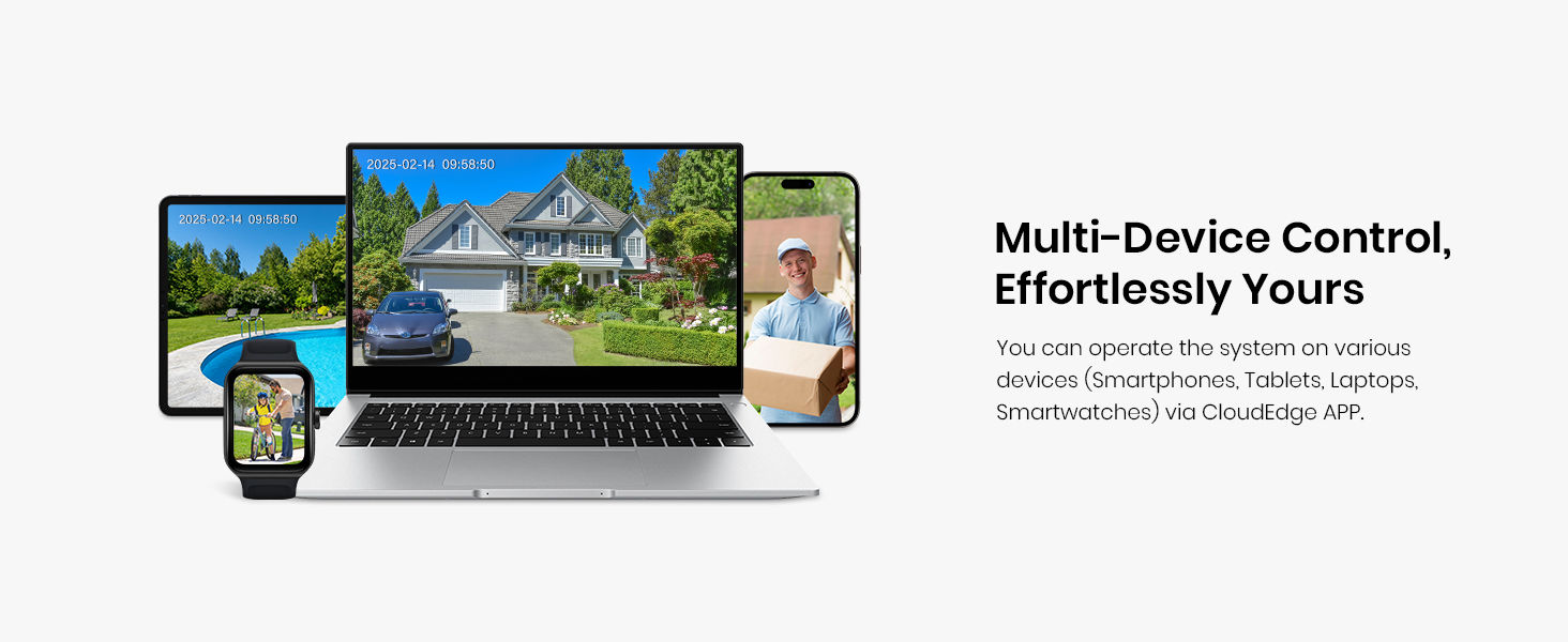 CAMSTRO 3MP Solarbetriebene IP-Sicherheitskameras für den Außenbereich ...