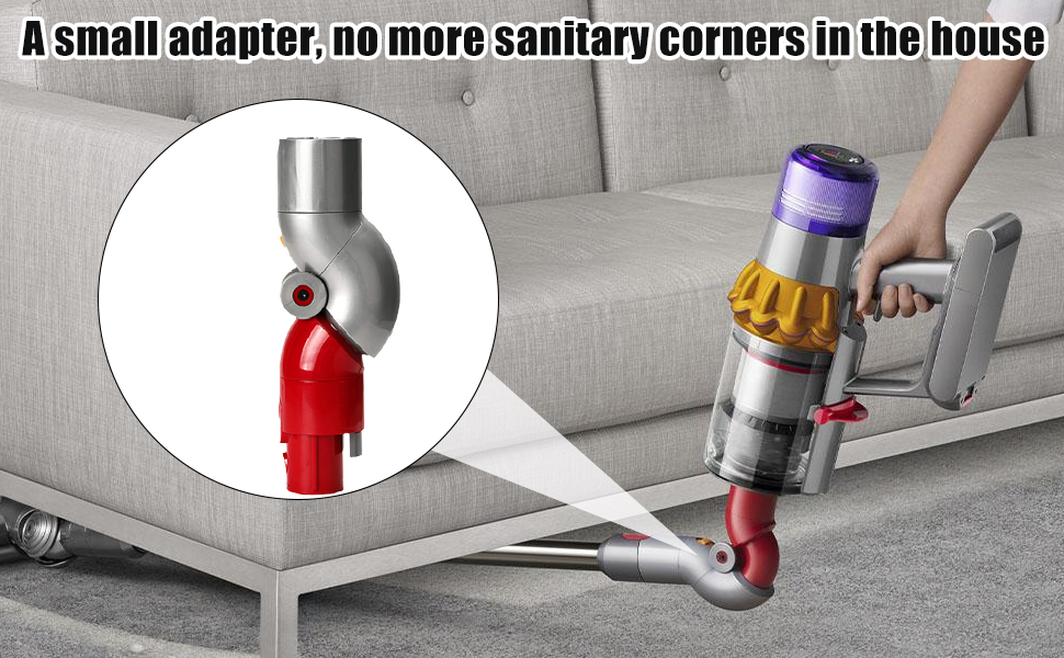 Floor Adapter for Dyson V7 V8 V10 V11, Quick Release, Multi-Angle ...