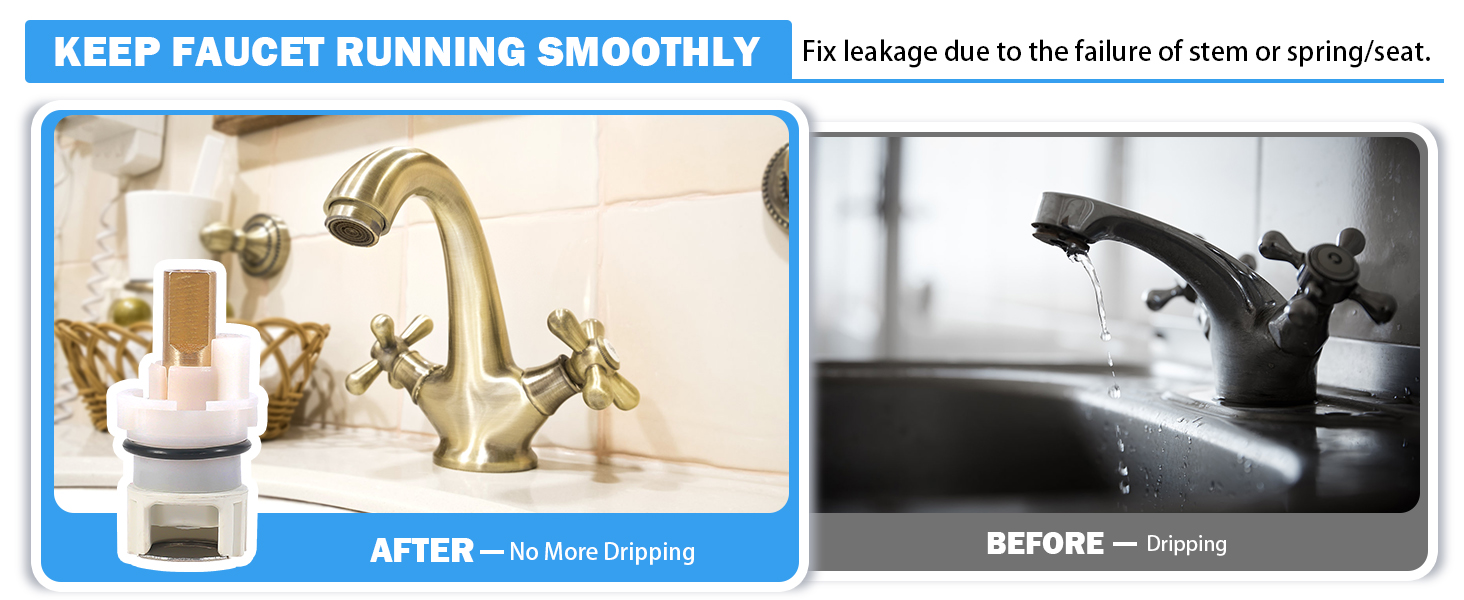 RP25513 Faucet Lever Replacement Kit for Two Handle Faucet Repair Kit ...