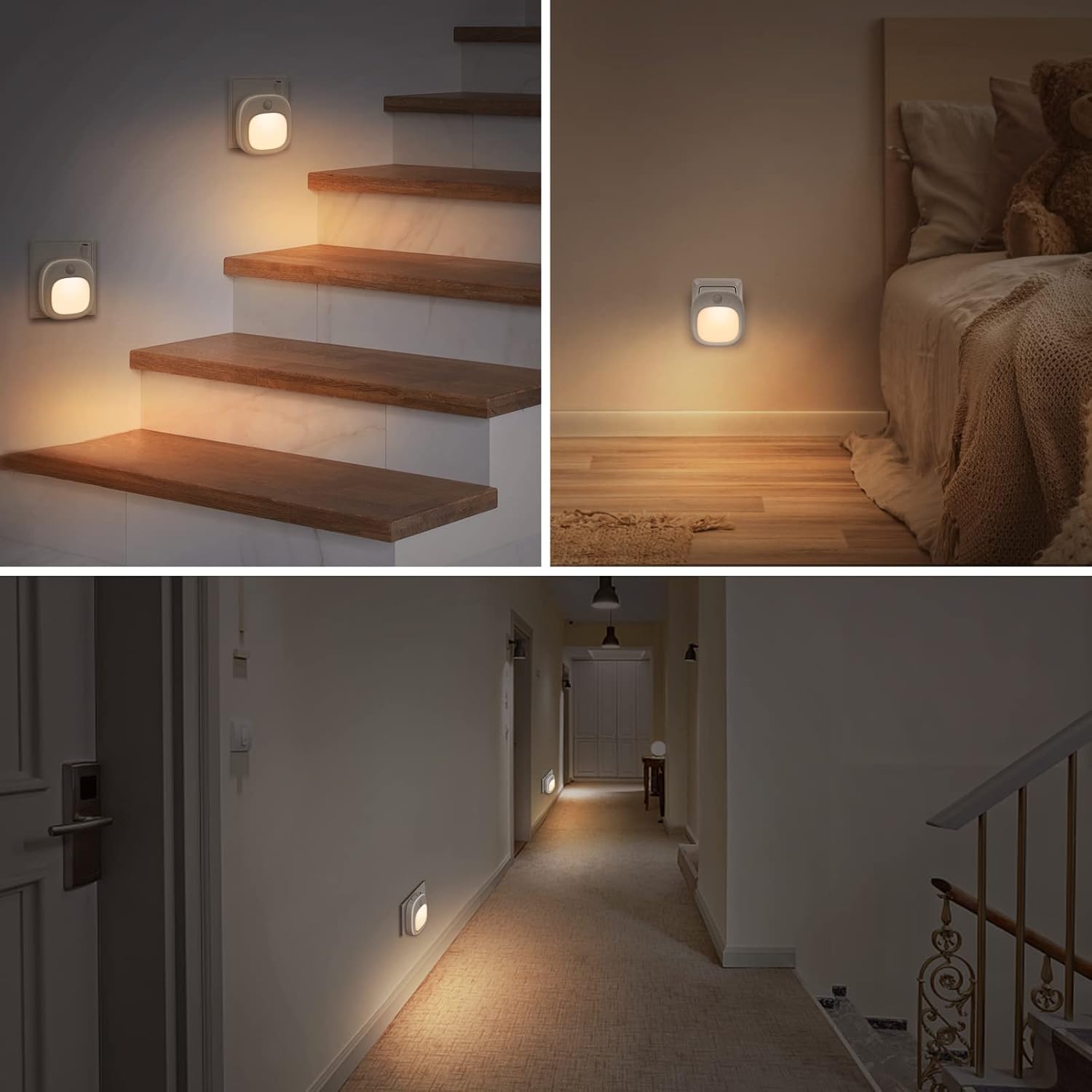 Luce notturna a LED [confezione da 2], luce con sensore di movimento ...