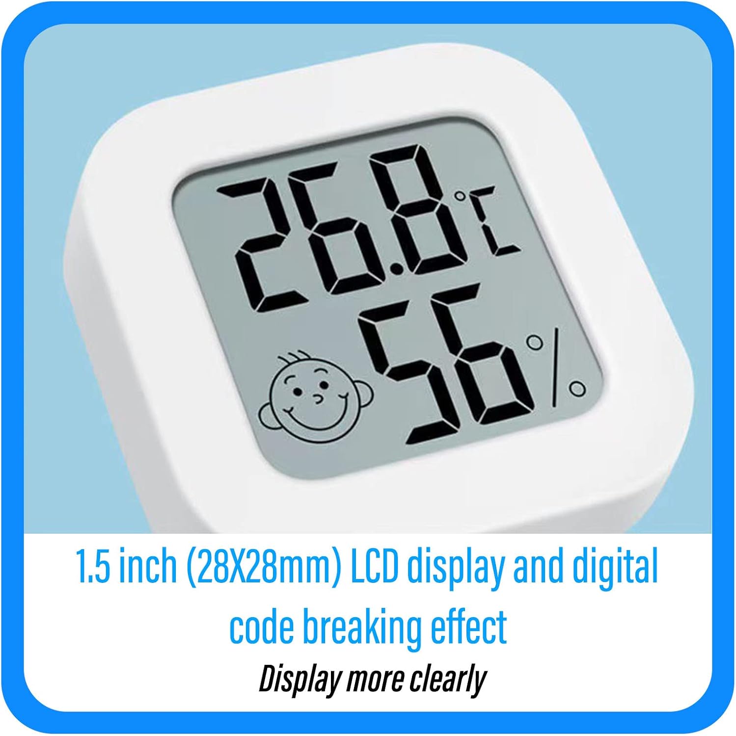 Pieces Mini Digital Indoor Thermometer Hygrometer Humidity Temperature ...