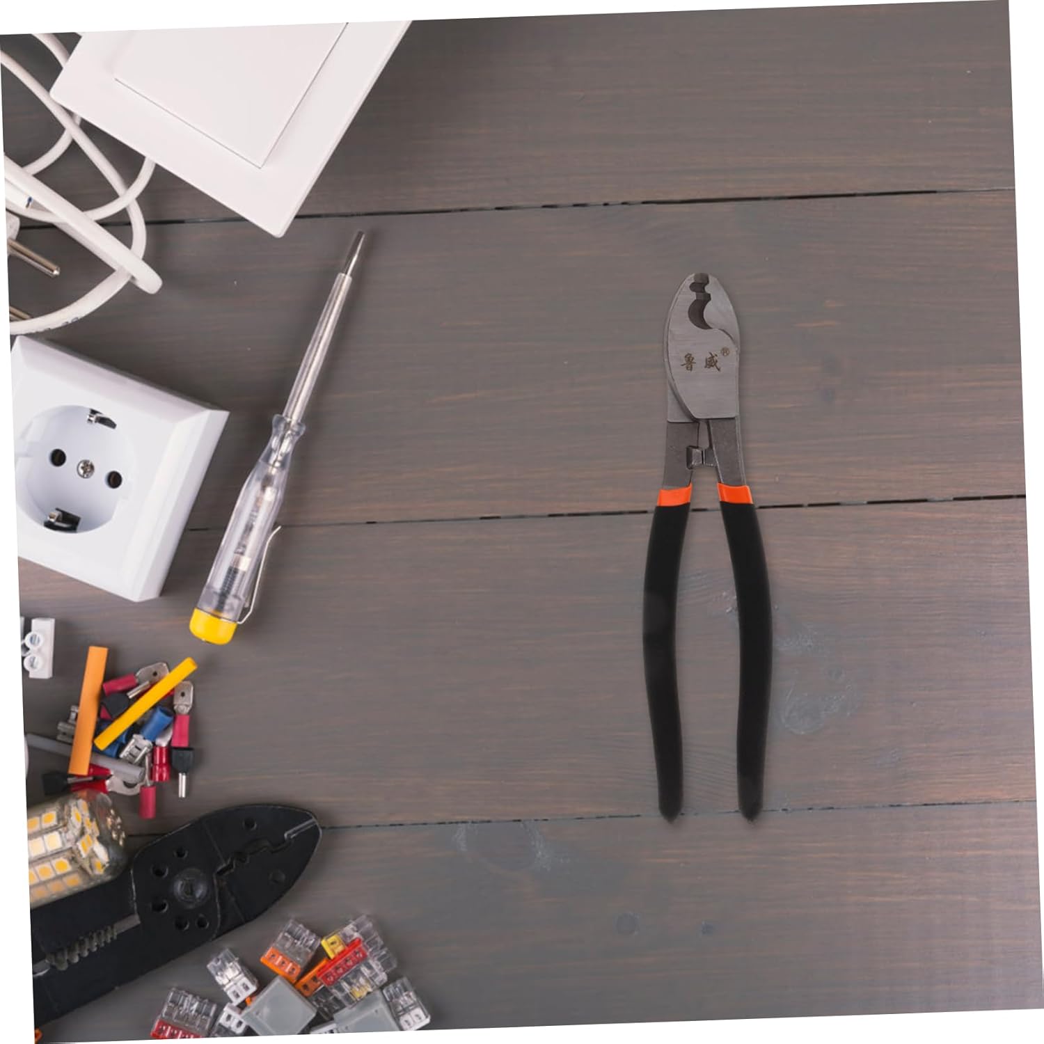 Cable Cutters Wire Stripper 150mm (6"), Heavy Duty Wire Stripper for ...