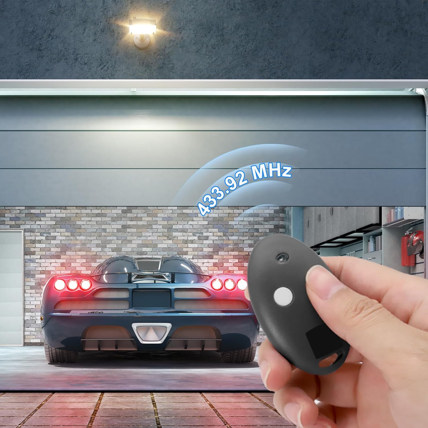 Télécommande Portail pour MITTO2 - Mitto2 M 2 Canaux 433 MHz Rolling Code, Set de 3 Pièces pour ...