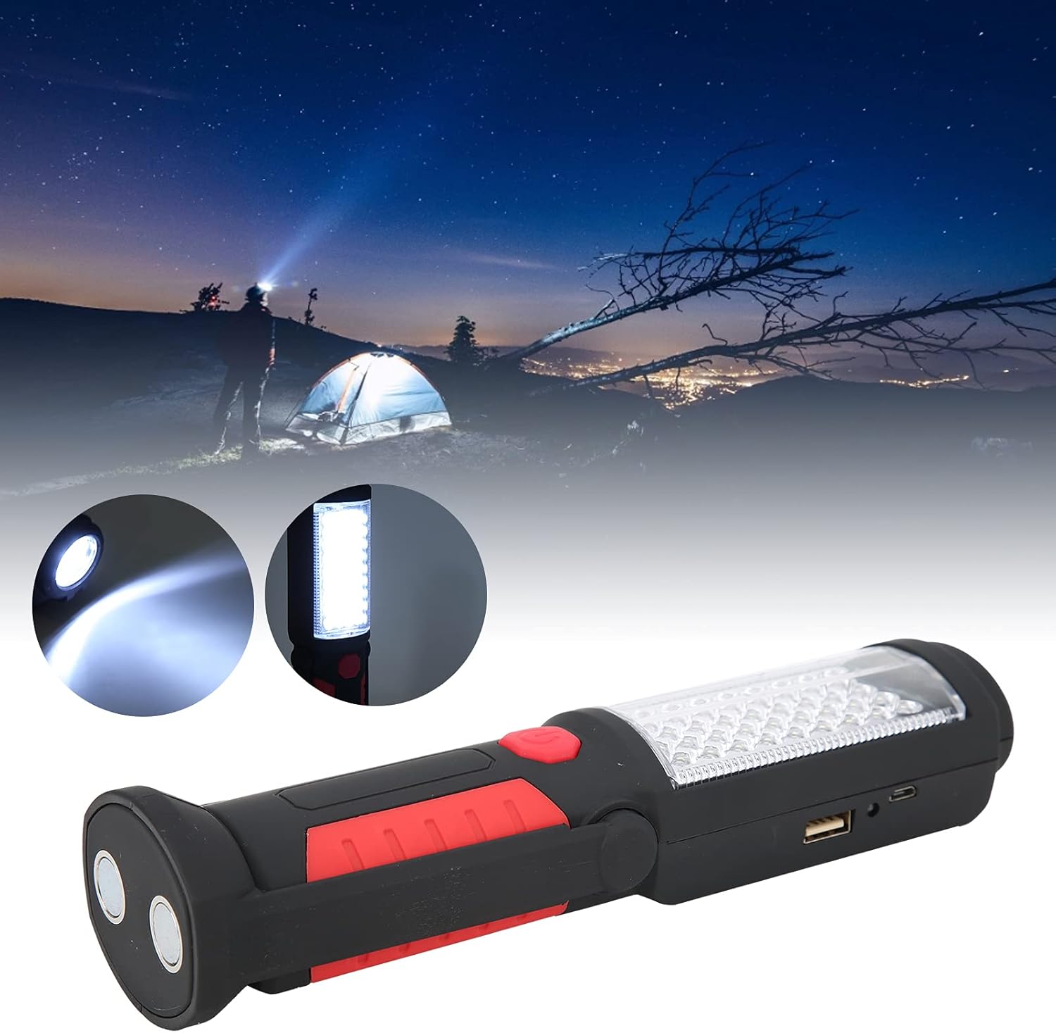 Inspection Lamp Rechargeable LED Lamp, Rechargeable LED Work Light with ...