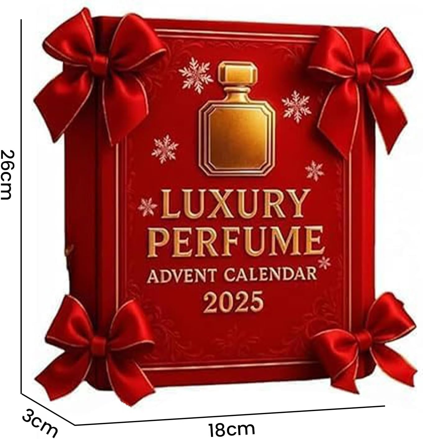 Calendrier de l'Avent 2026 en forme de pendentif parfum - Compte à ...