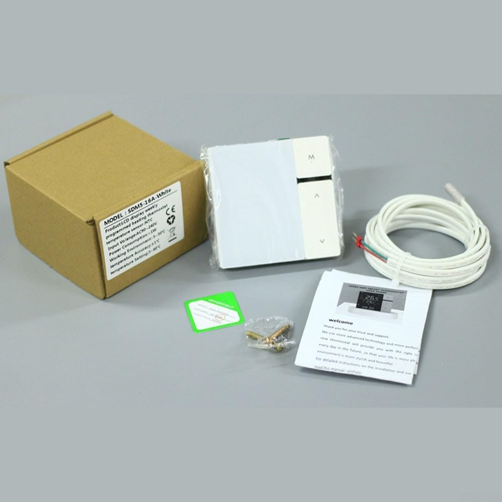 Thermostat intelligent WiFi, pour contrôleur de température programmable Tuya pour chauffage au ...