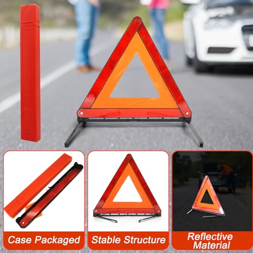Triangle de signalisation pour Voiture - Pliable - Triangle d ...